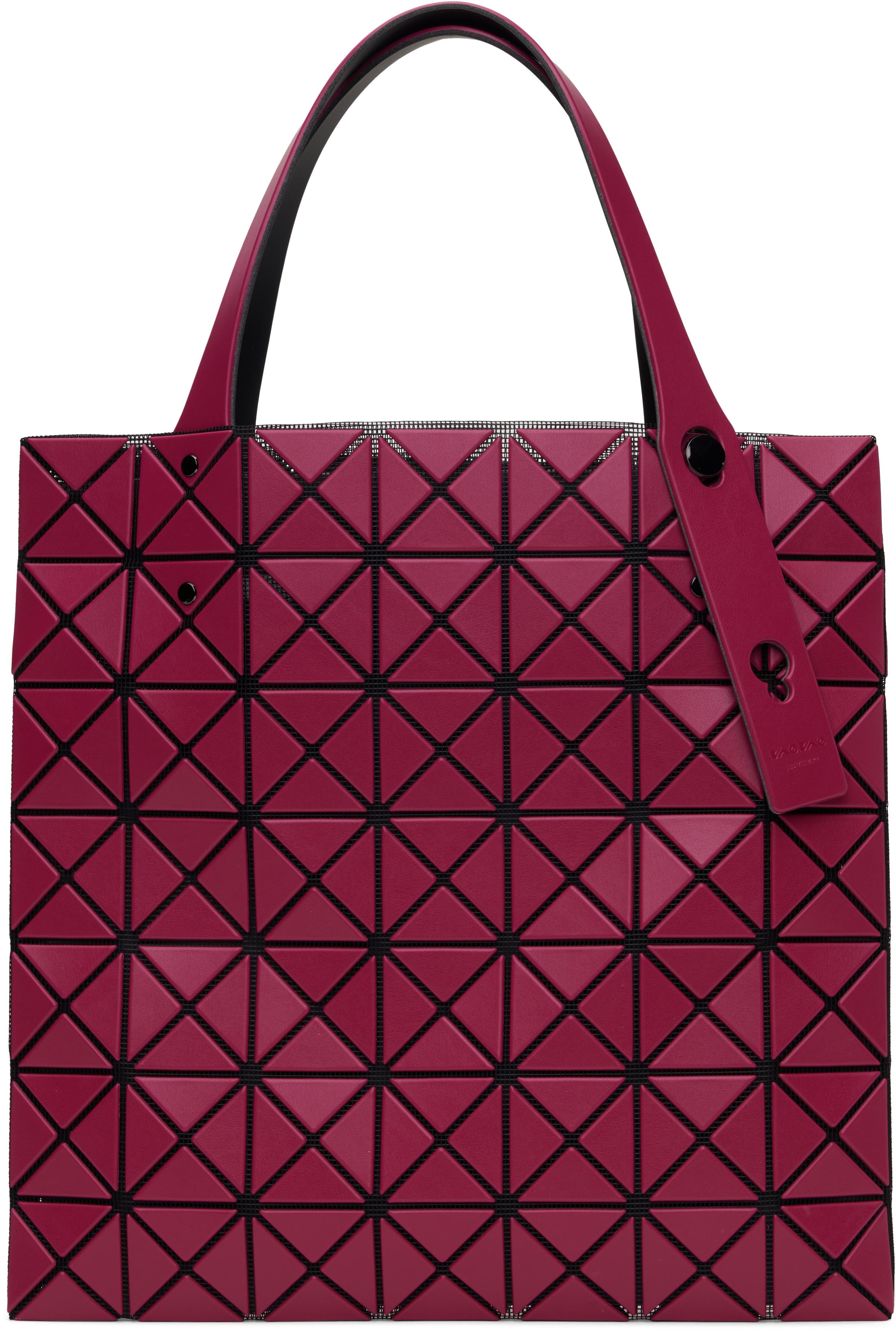 Issey Miyake Prism Matte-2 Tote - 25 Wine Red | Editorialist